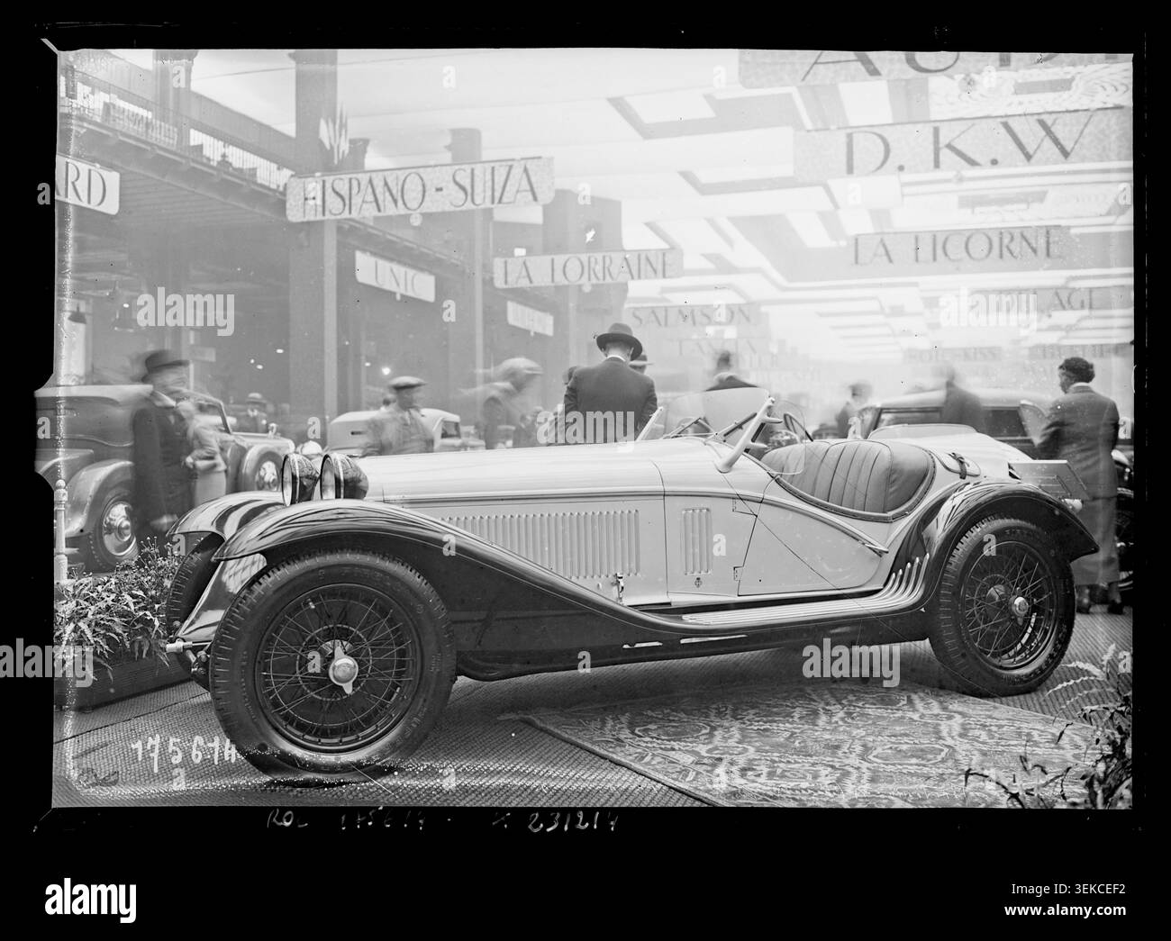 1930s press photograph grand palais vehicle display hi-res stock ...