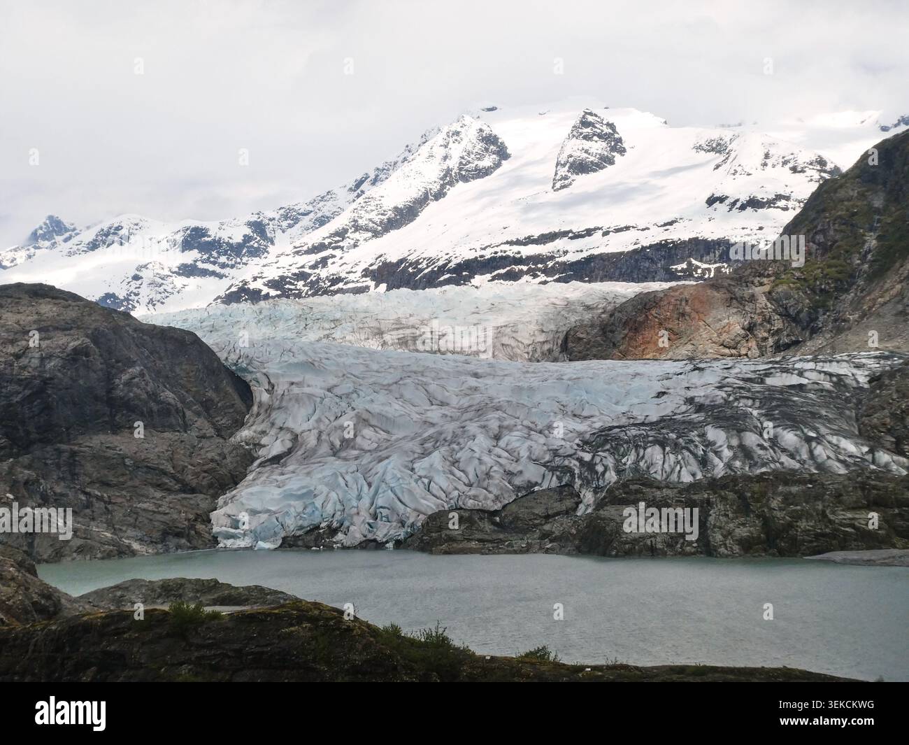 The Mendenhall Glacier is seen during a hike on Sunday, May 31, 2026 ...