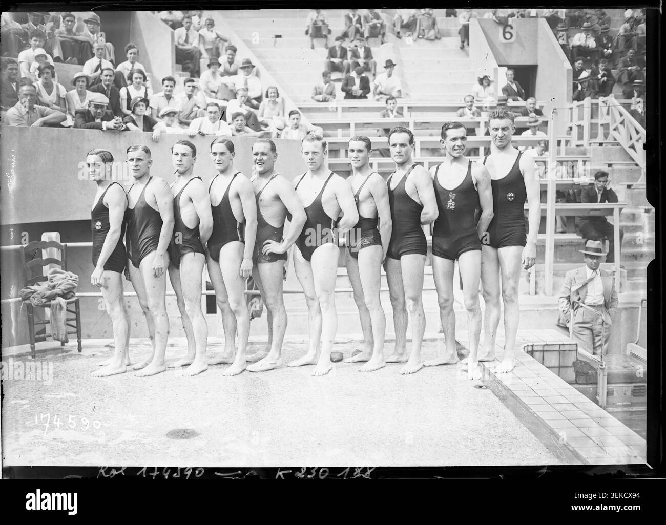 Enfants de neptune de tourcoing swimming team hi-res stock photography ...