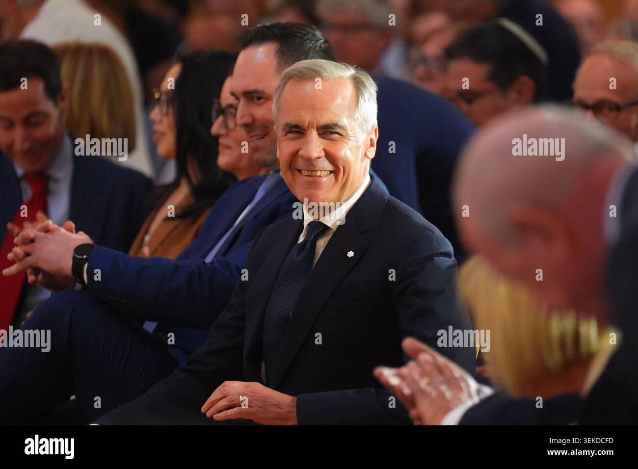 Prime Minister Mark Carney speaks to community leaders event at Holy ...