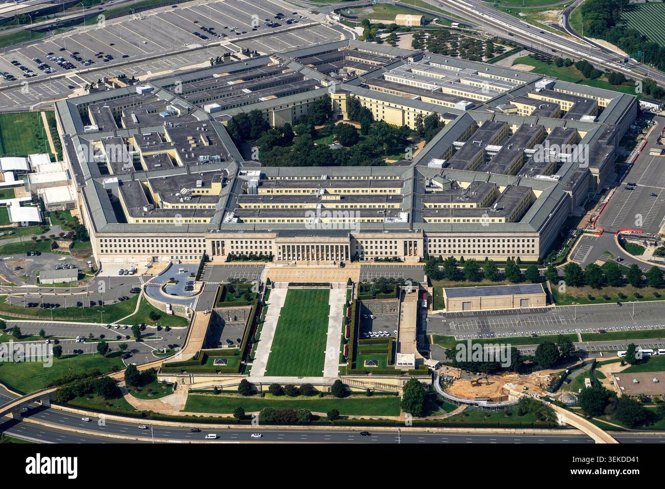 FILE - The Pentagon is viewed from the window of an airplane Aug. 27 ...