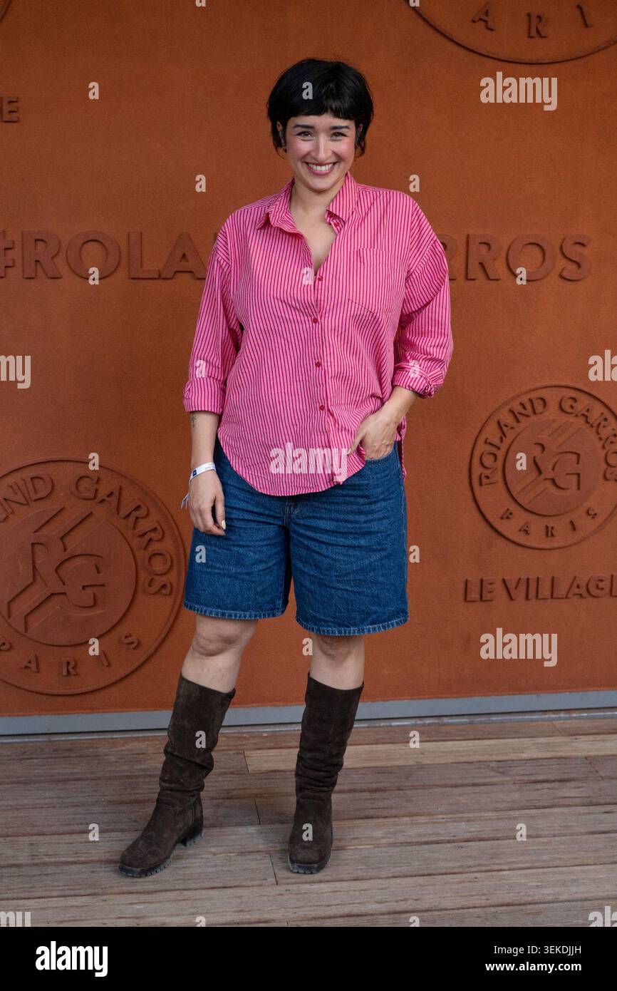 Shirine Boutella attends the 2026 French Open at Roland Garros on June ...