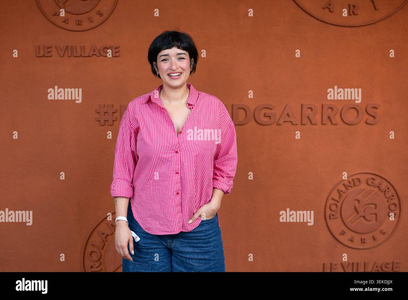 Shirine Boutella attends the 2026 French Open at Roland Garros on June ...