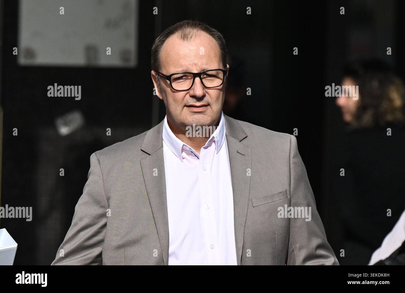 Mark Sheridan Waden is seen arriving at the Brisbane Supreme Court in ...