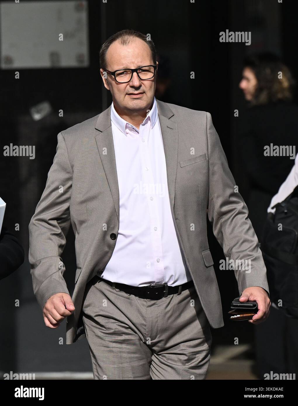 Mark Sheridan Waden is seen arriving at the Brisbane Supreme Court in ...