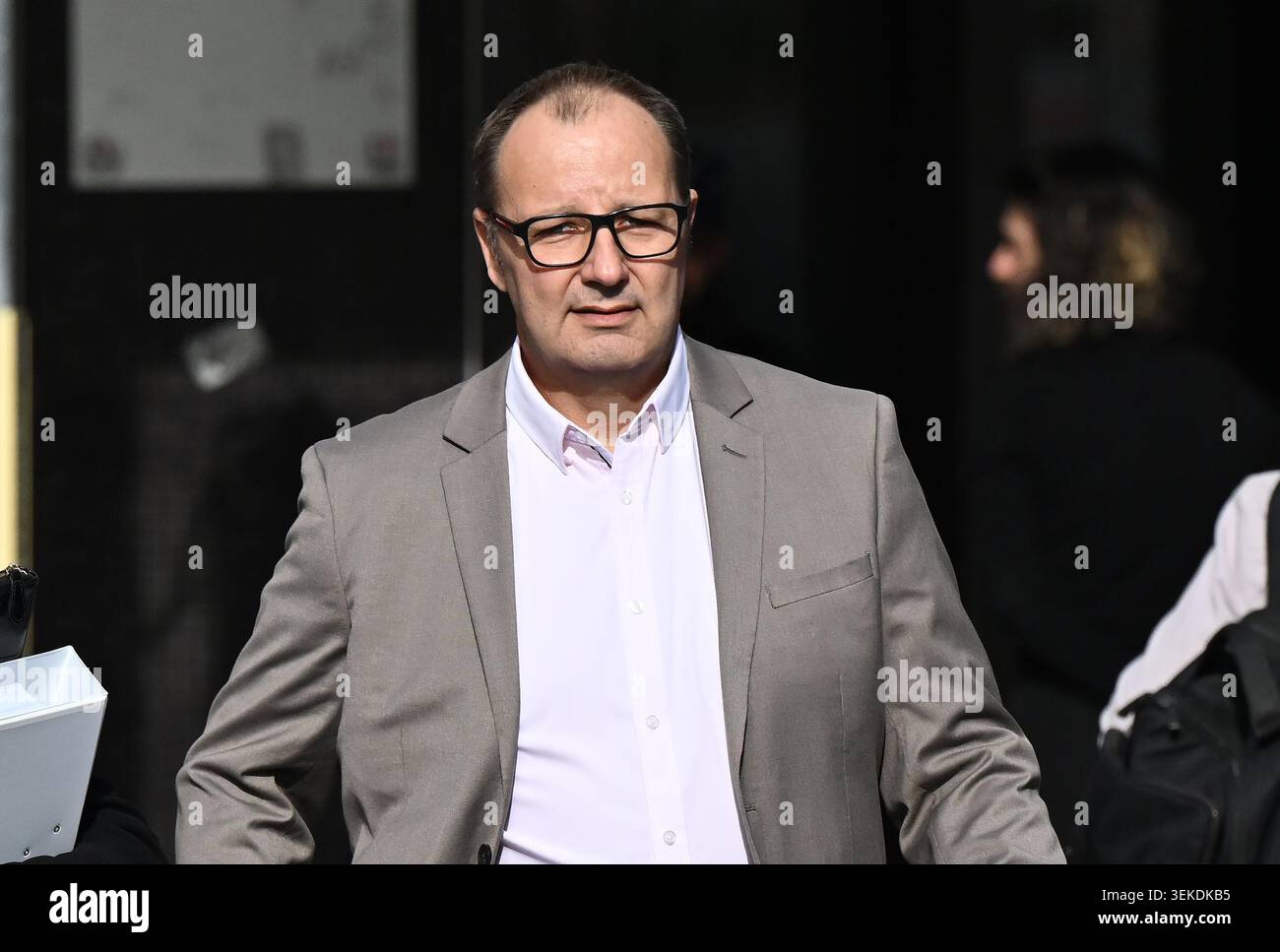 Mark Sheridan Waden is seen arriving at the Brisbane Supreme Court in ...