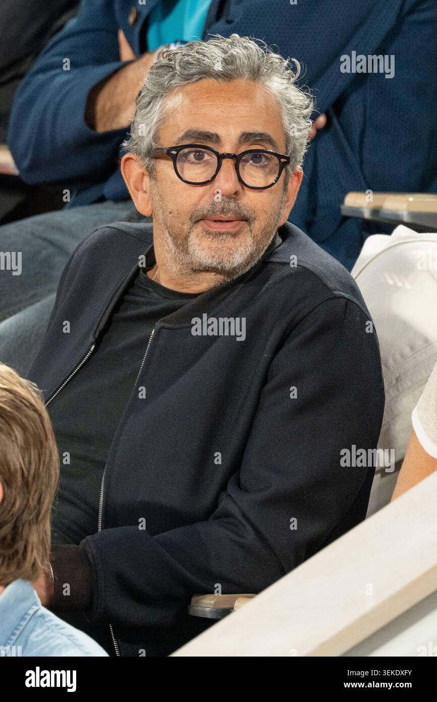 Eric Toledano attends the 9rd day of the Roland-Garros 2026 at Roland ...