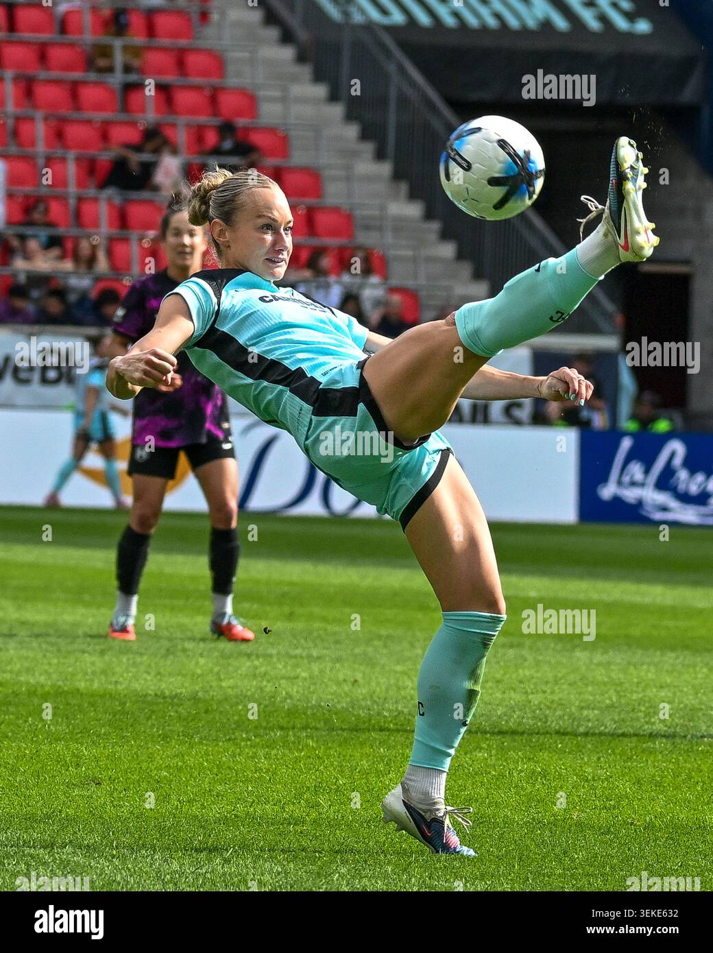 Jaelin Howell (7) of Gotham FC seen in action during a NWSL regular ...