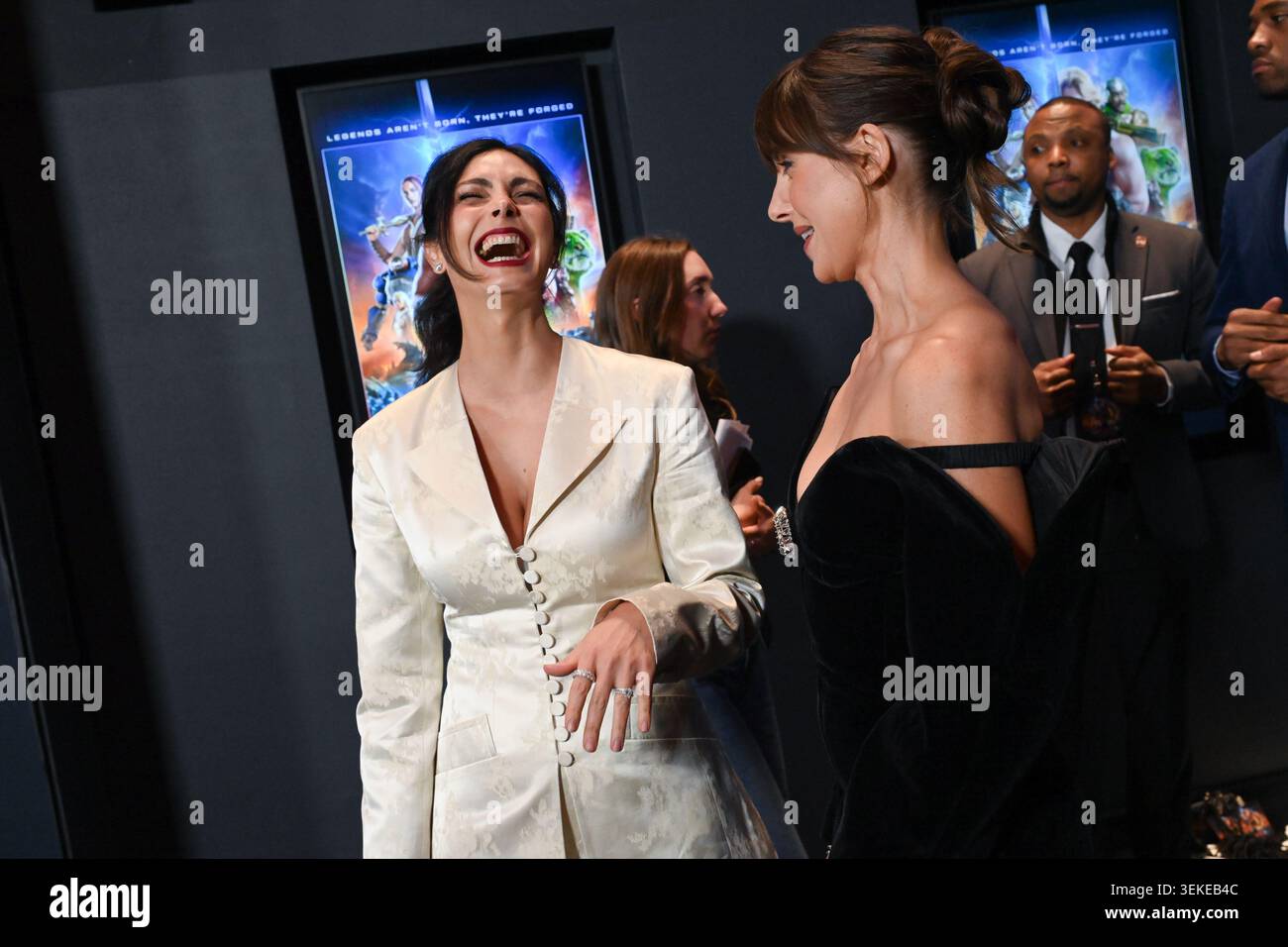 Morena Baccarin and Alison Brie attend the "Masters Of The Universe ...