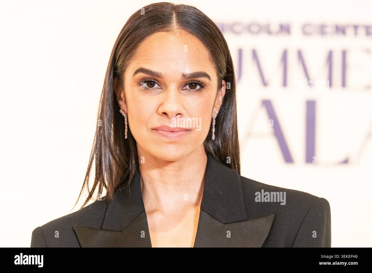 Misty Copeland wearing dress by Michael Kors attends Lincoln Center for ...