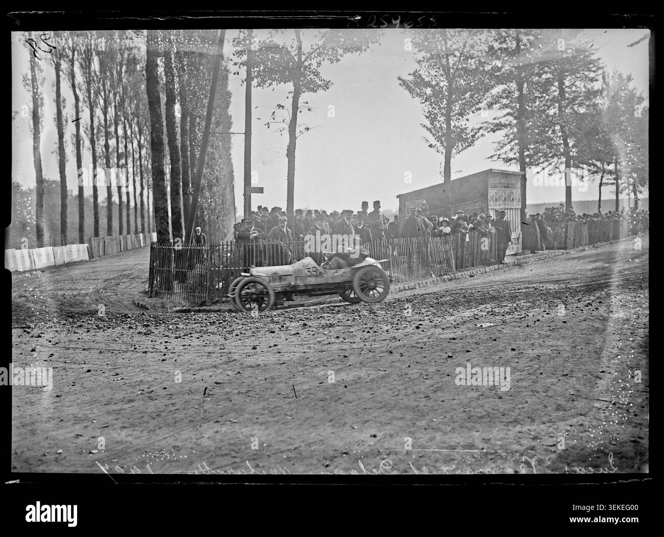 1907 press photograph french motor competition Black and White Stock ...