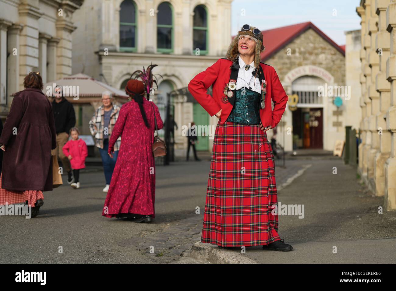 Steampunk NZ Festival co-founder Helen Jansen poses for a portrai at ...