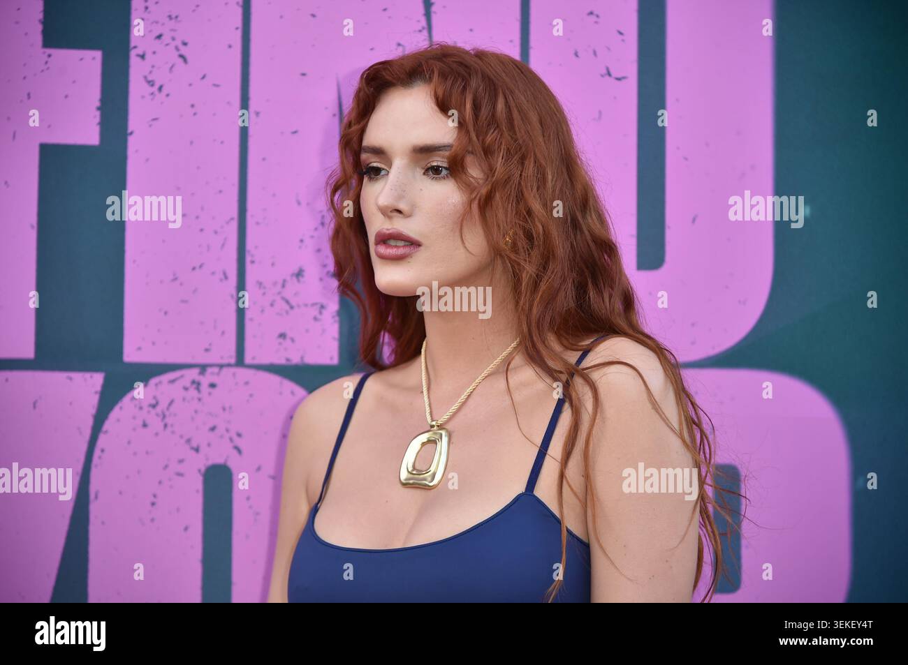 Bella Thorne arrives at the premiere of "Find Your Friends" on Monday ...