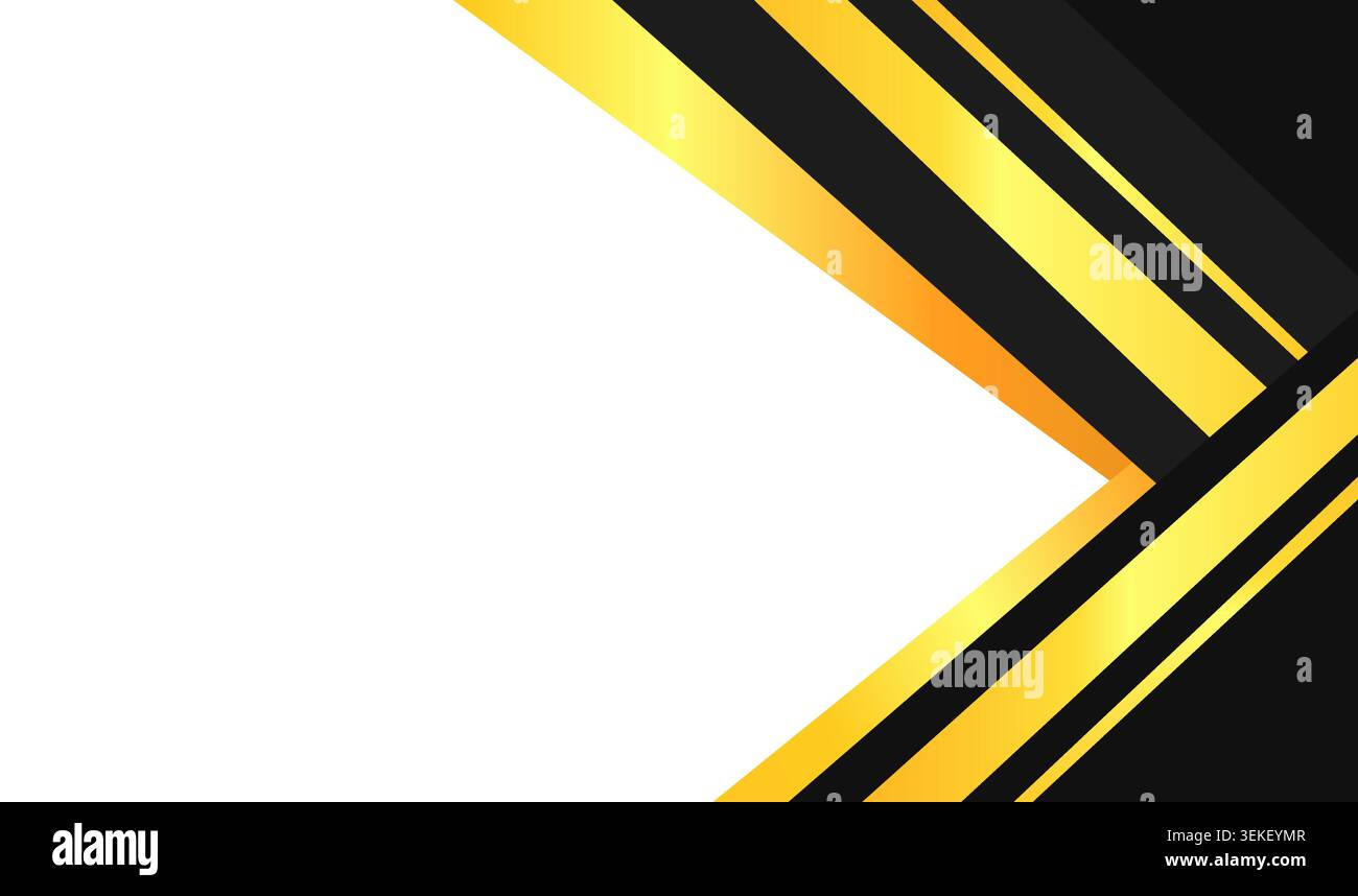 Modern abstract background with gold and black stripes. Suitable for ...