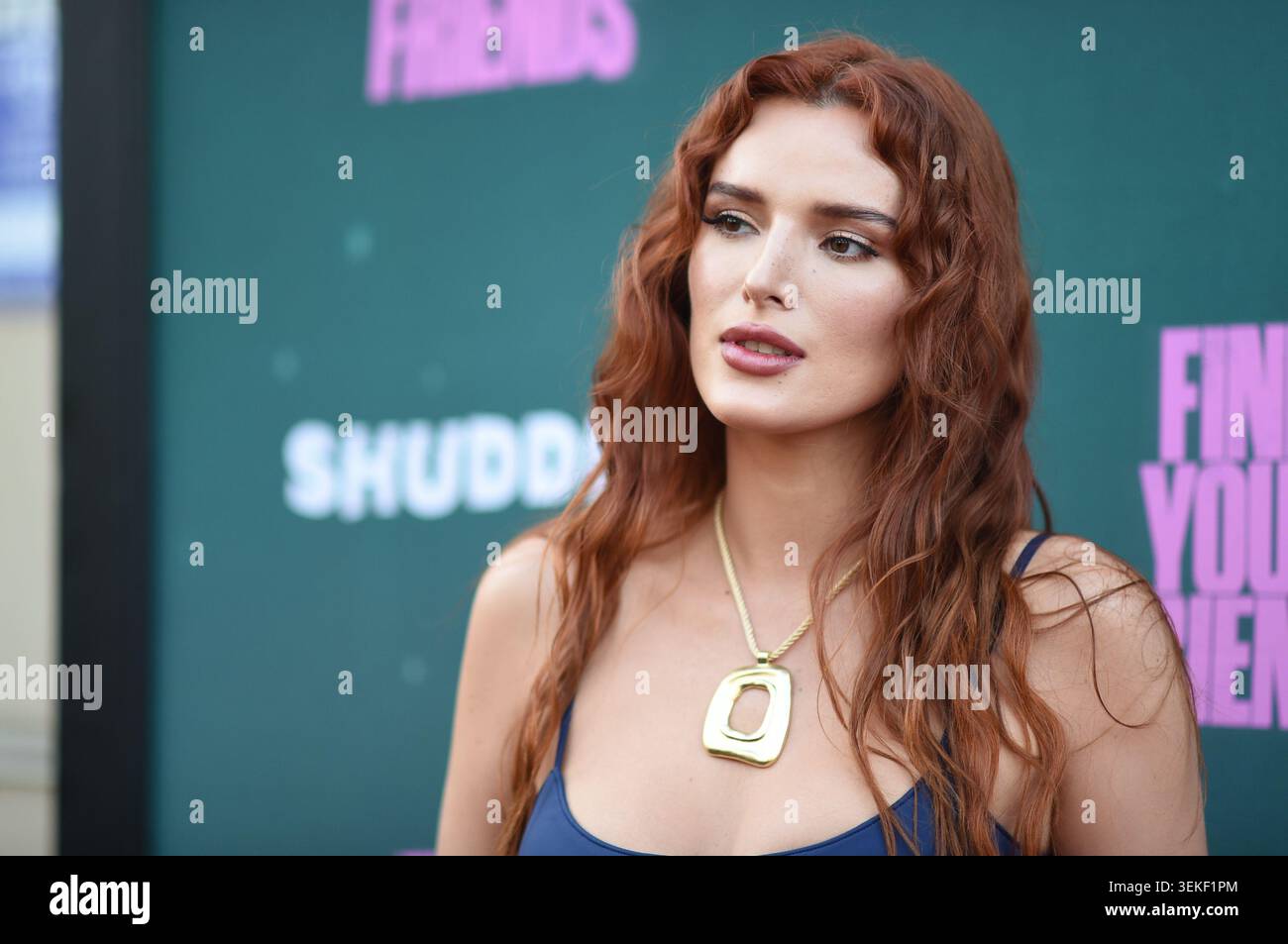 Bella Thorne arrives at the premiere of "Find Your Friends" on Monday ...