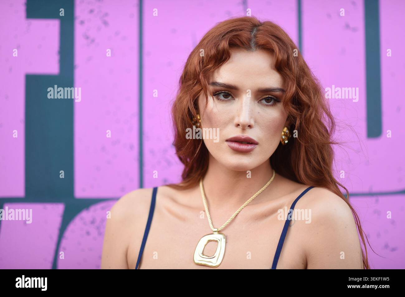 Bella Thorne arrives at the premiere of "Find Your Friends" on Monday ...