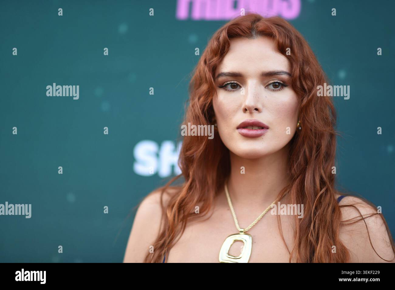 Bella Thorne arrives at the premiere of "Find Your Friends" on Monday ...