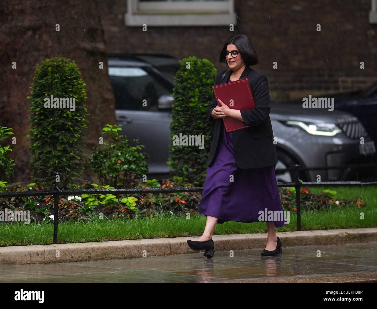 Home Secretary Shabana Mahmood arrives for a Cabinet meeting in Downing ...