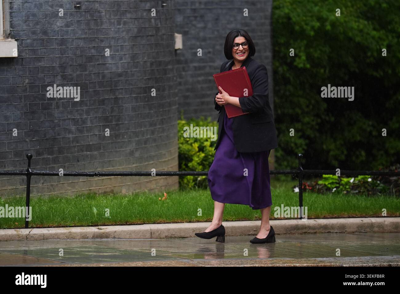 Home Secretary Shabana Mahmood arrives for a Cabinet meeting in Downing ...