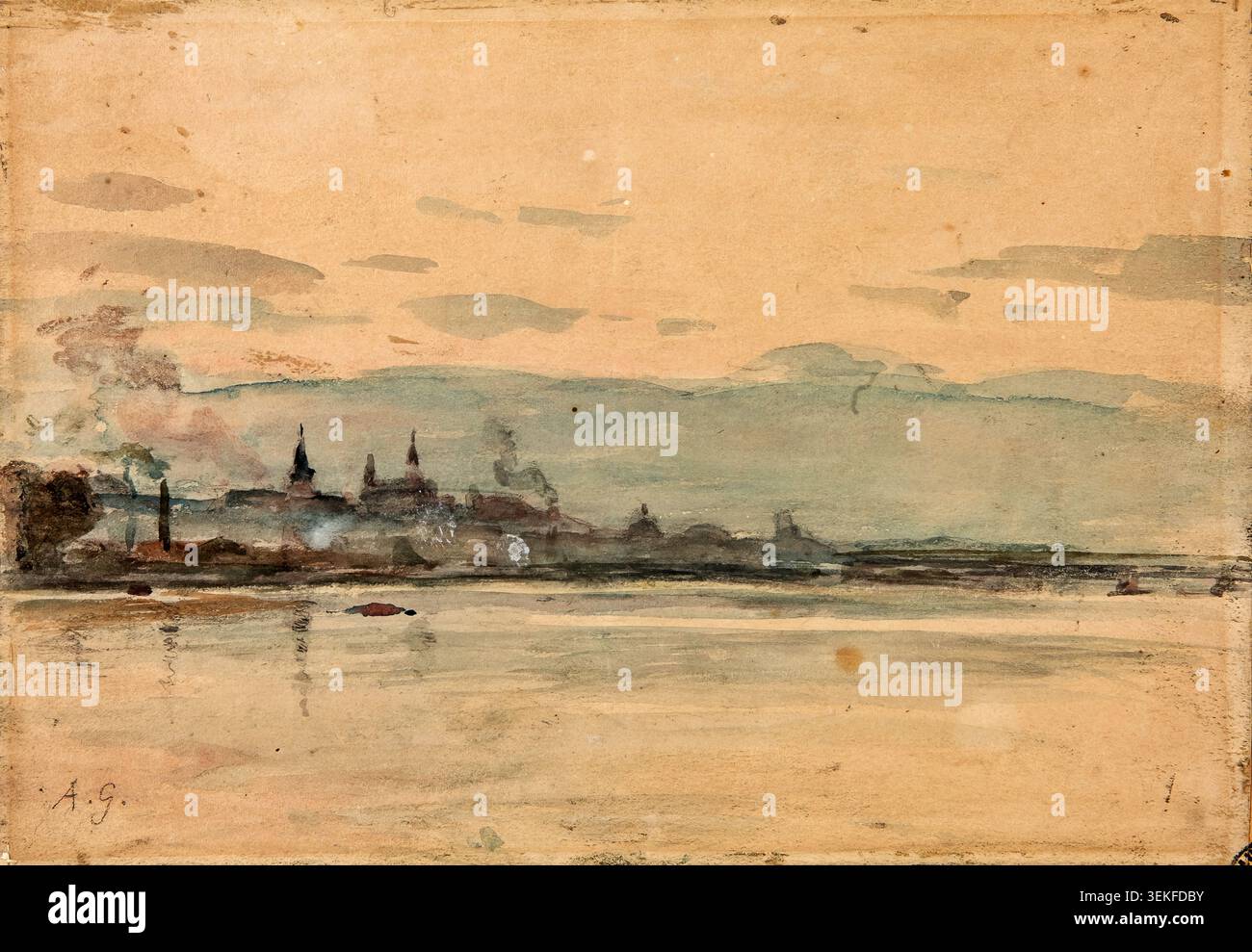 Aleksander Gierymski – The Vistula near Warsaw (Wisła pod Warszawą ...
