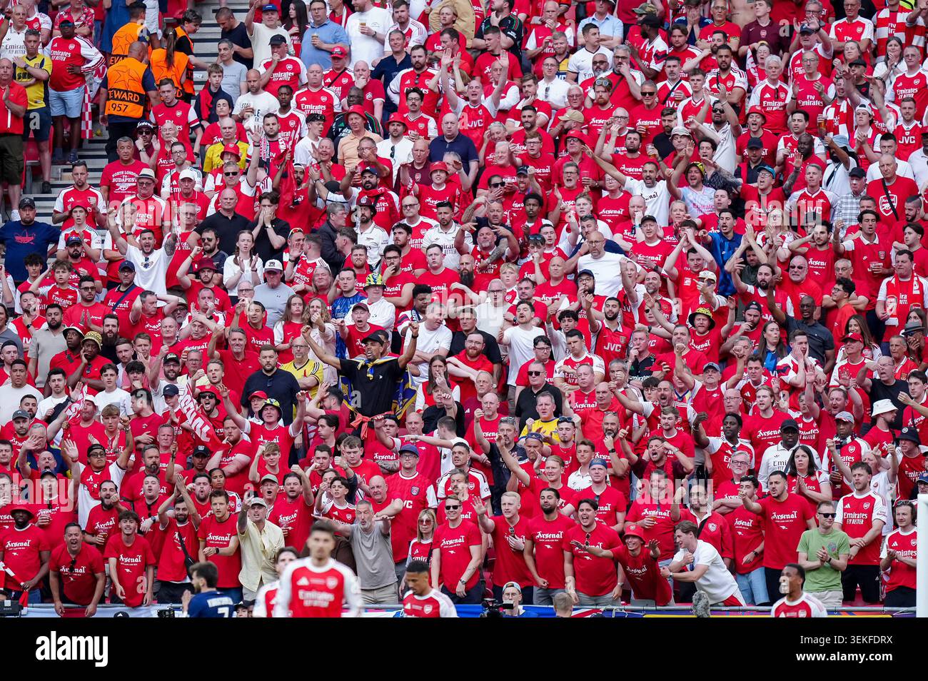 Supporters of Arsenal during the UEFA Champions League Final 2026 match ...