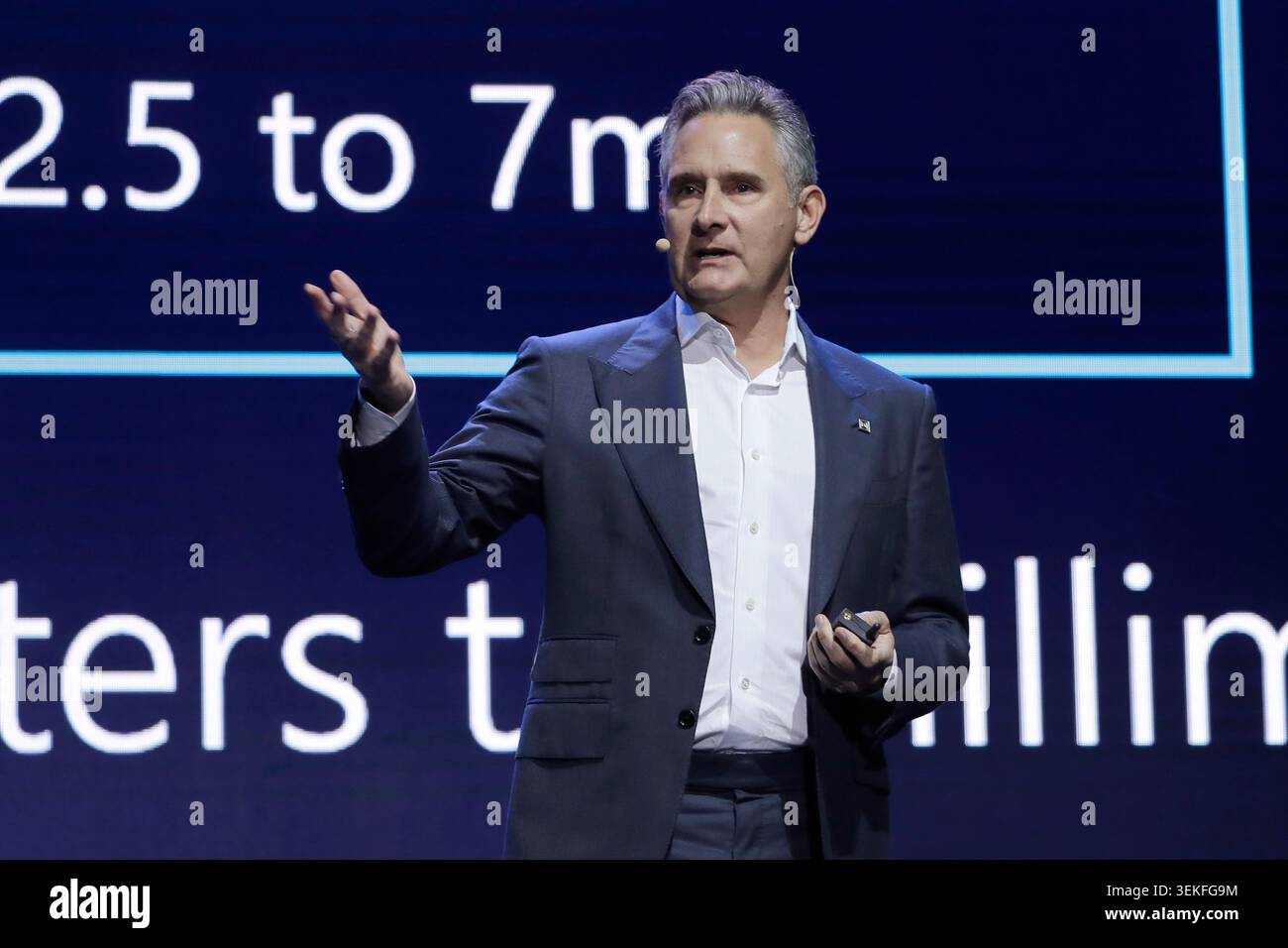 Marvell CEO Matt Murphy delivers a speech during the Computex 2026 ...