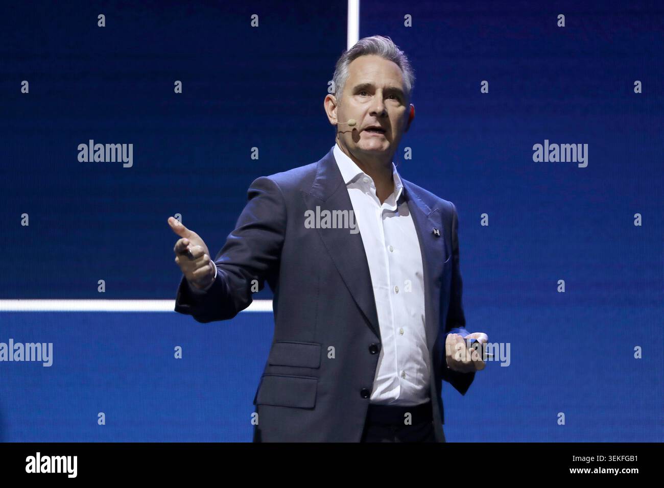 Marvell CEO Matt Murphy delivers a speech during the Computex 2026 ...