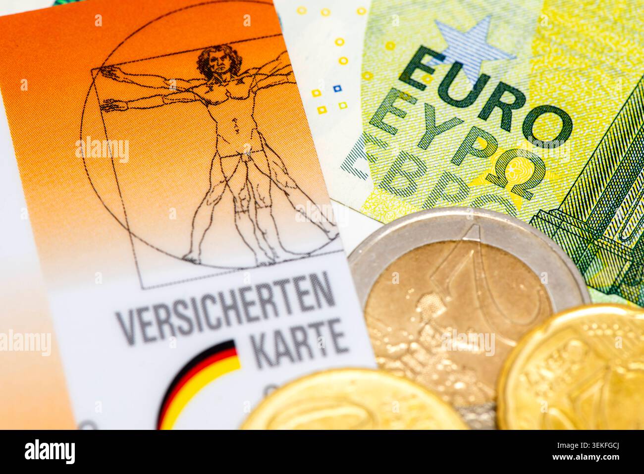 Gesundheitskarten von gesetzlichen Krankenversicherungen Verschiedene ...