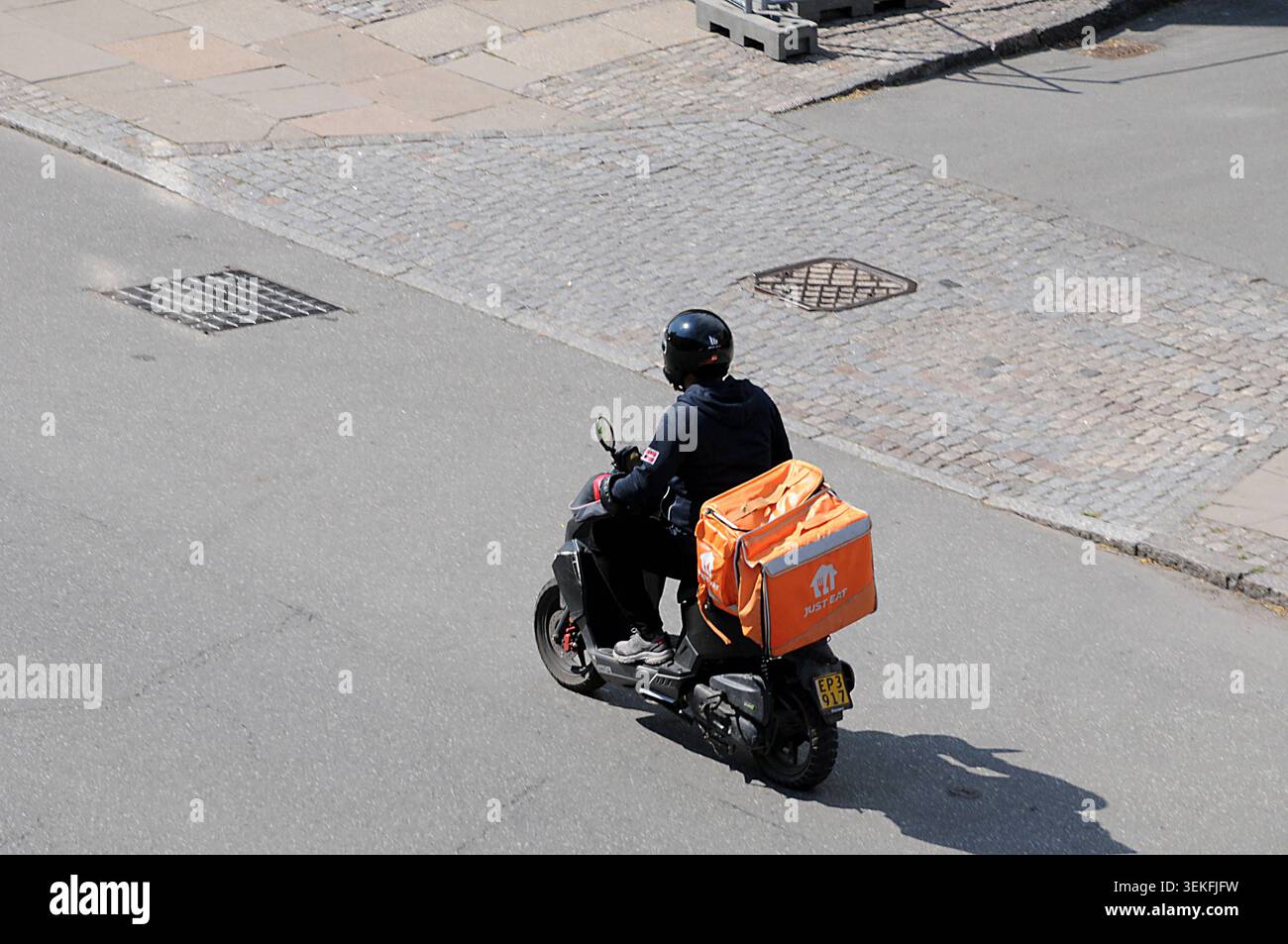 Copenhagen, Denmark /02 JUNE 2026/.door dash Just eat food delivery ...