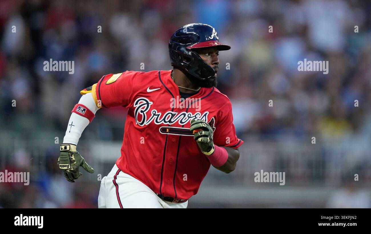 Atlanta Braves center fielder Michael Harris II (23) during a baseball ...