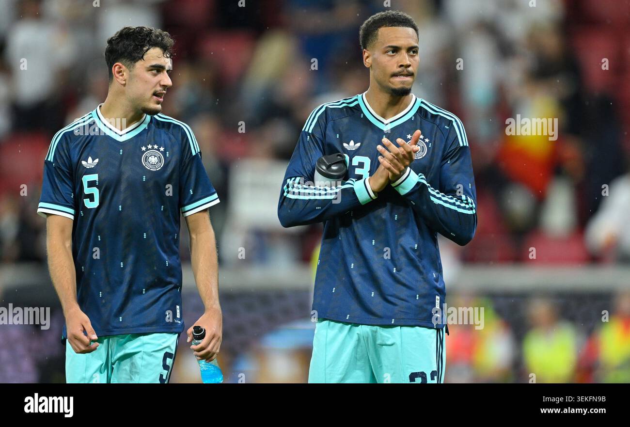 Final celebration, from left Aleksandar Pavlovic, Felix Nmecha (Germany ...