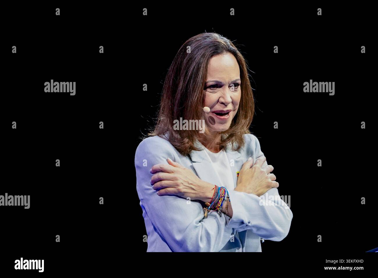 Oslo 20260602. Peace Prize winner Maria Corina Machado during the Oslo ...