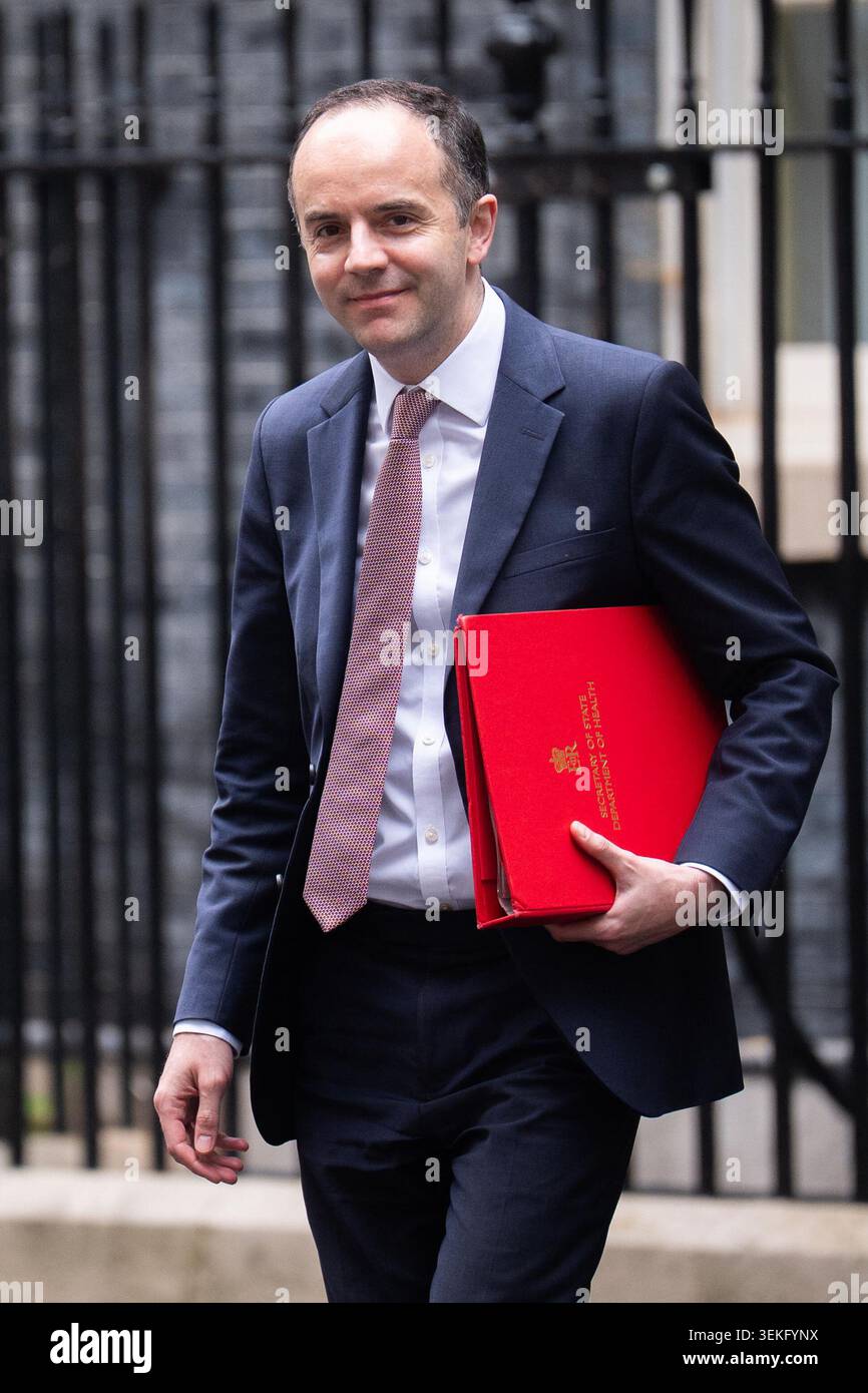 Health Secretary James Murray leaves 10 Downing Street, London after a ...