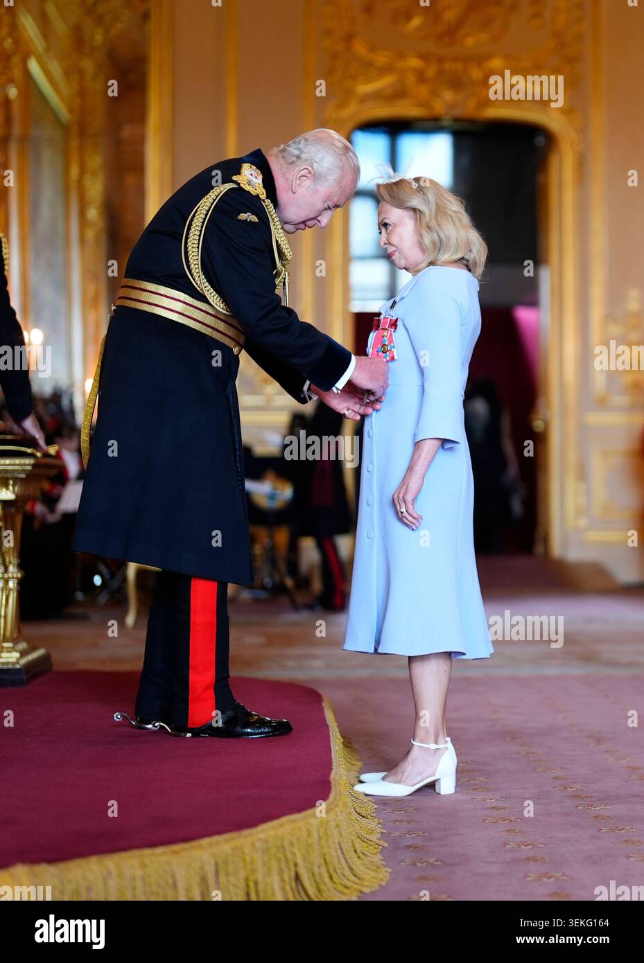 Dame Jayne Christensen (Jayne Torvill), is made a Dame Commander of the ...