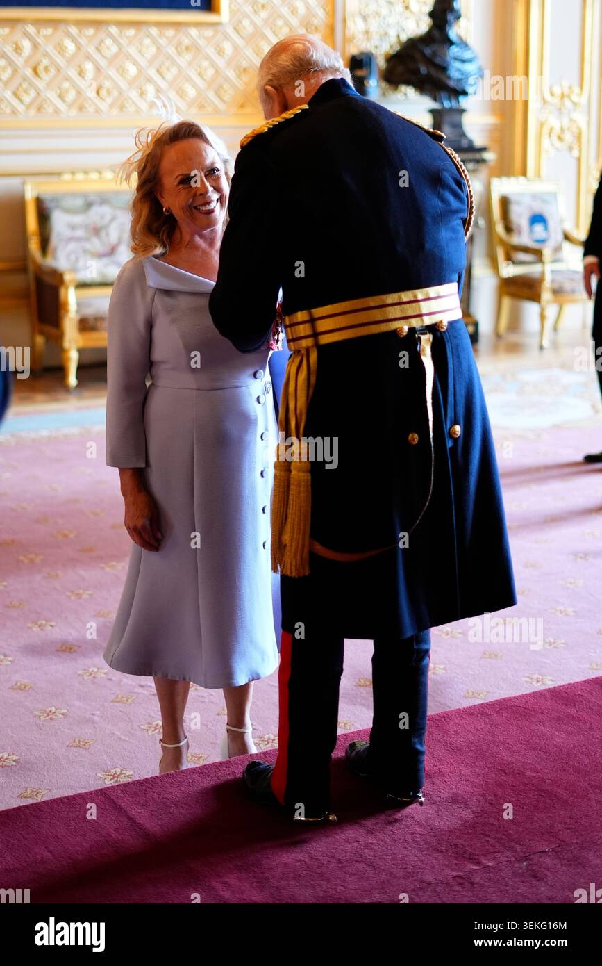 Dame Jayne Christensen (Jayne Torvill), is made a Dame Commander of the ...