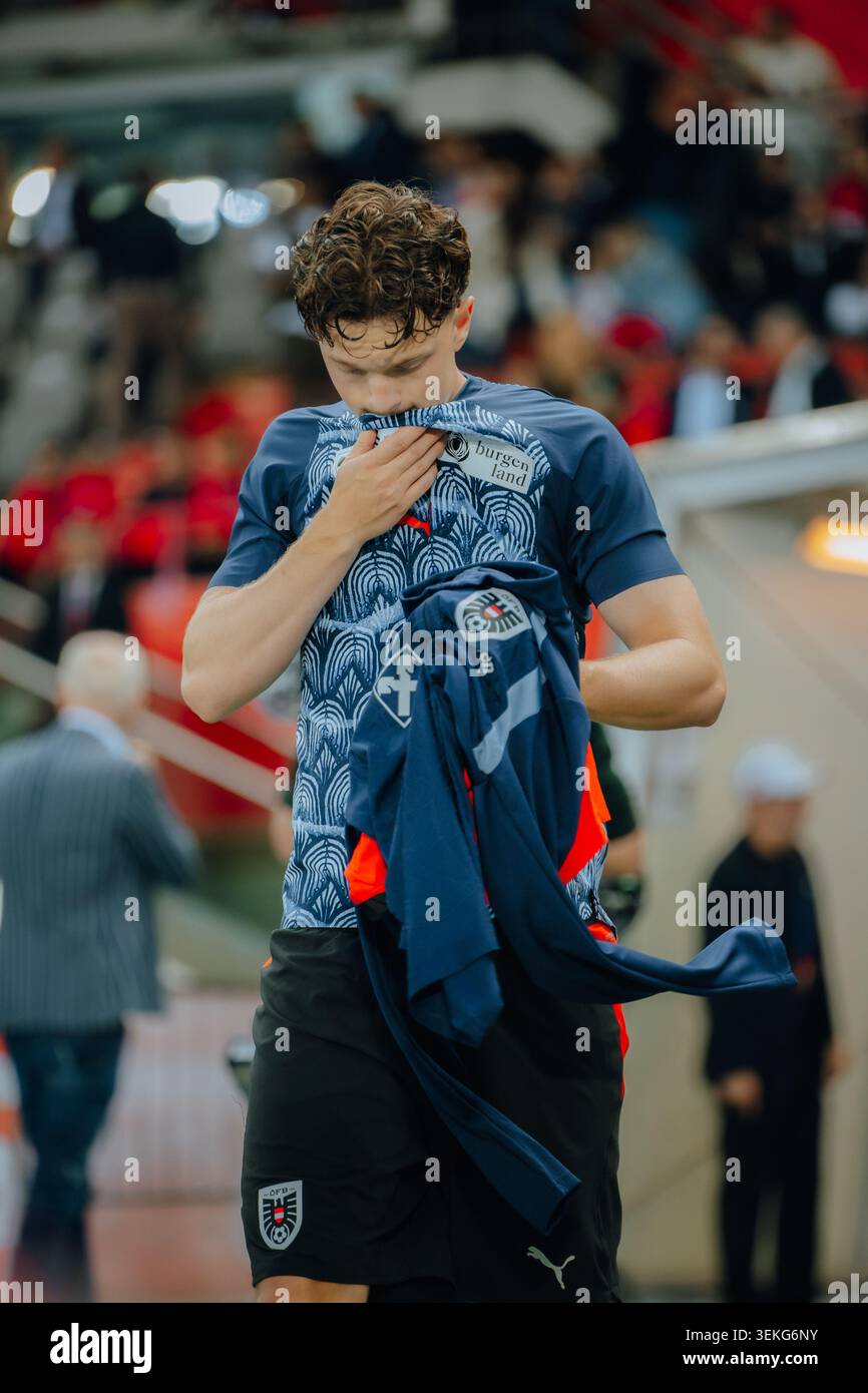 Vienna, Austria, 01th June 2026, Paul Wanner in the game Austria ...