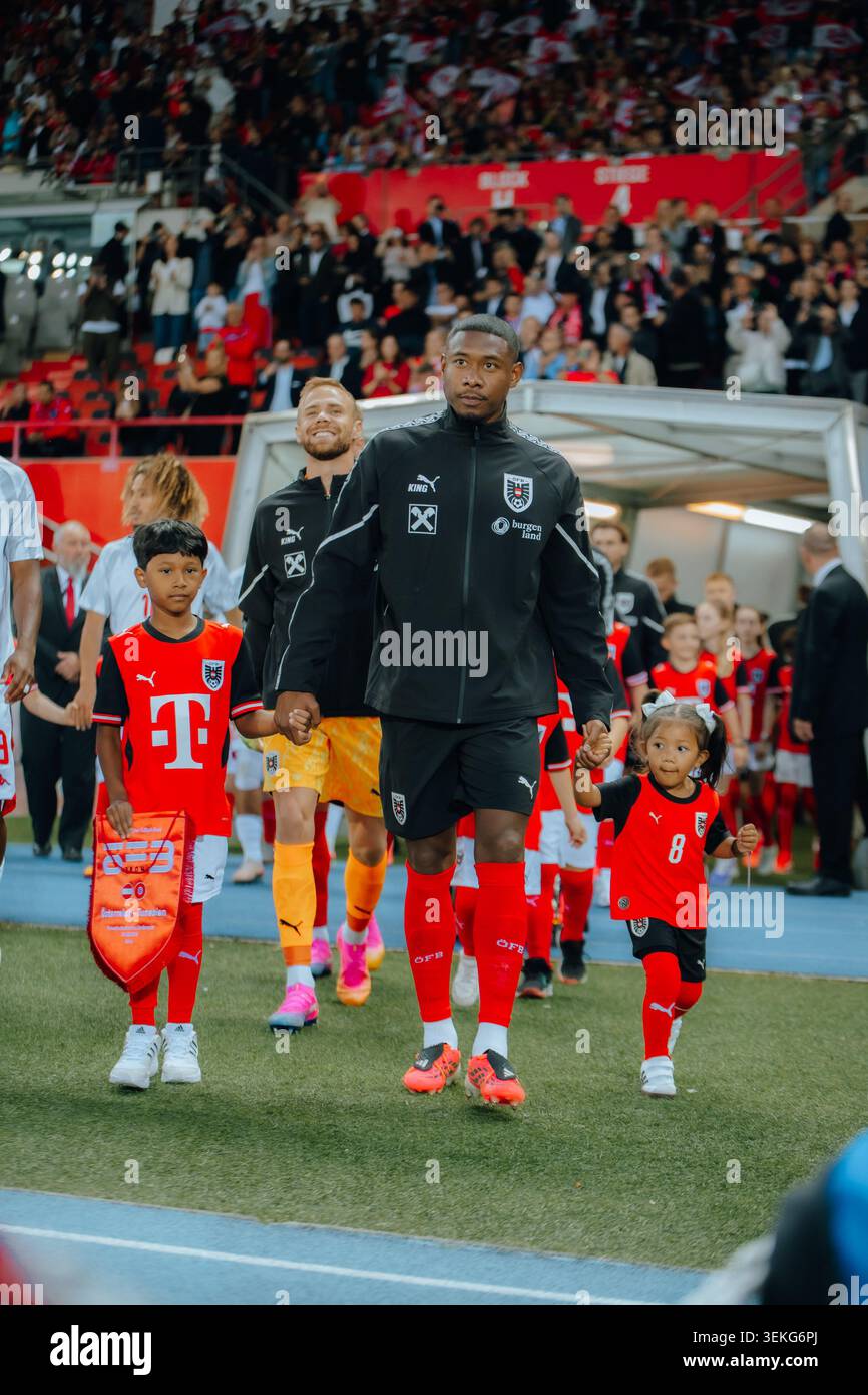 Vienna, Austria, 01th June 2026, David Alaba in the game Austria ...