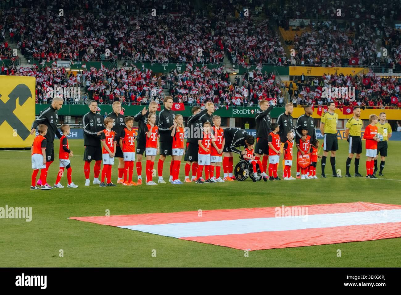 Vienna, Austria, 01th June 2026, Team Austria in the game Austria ...