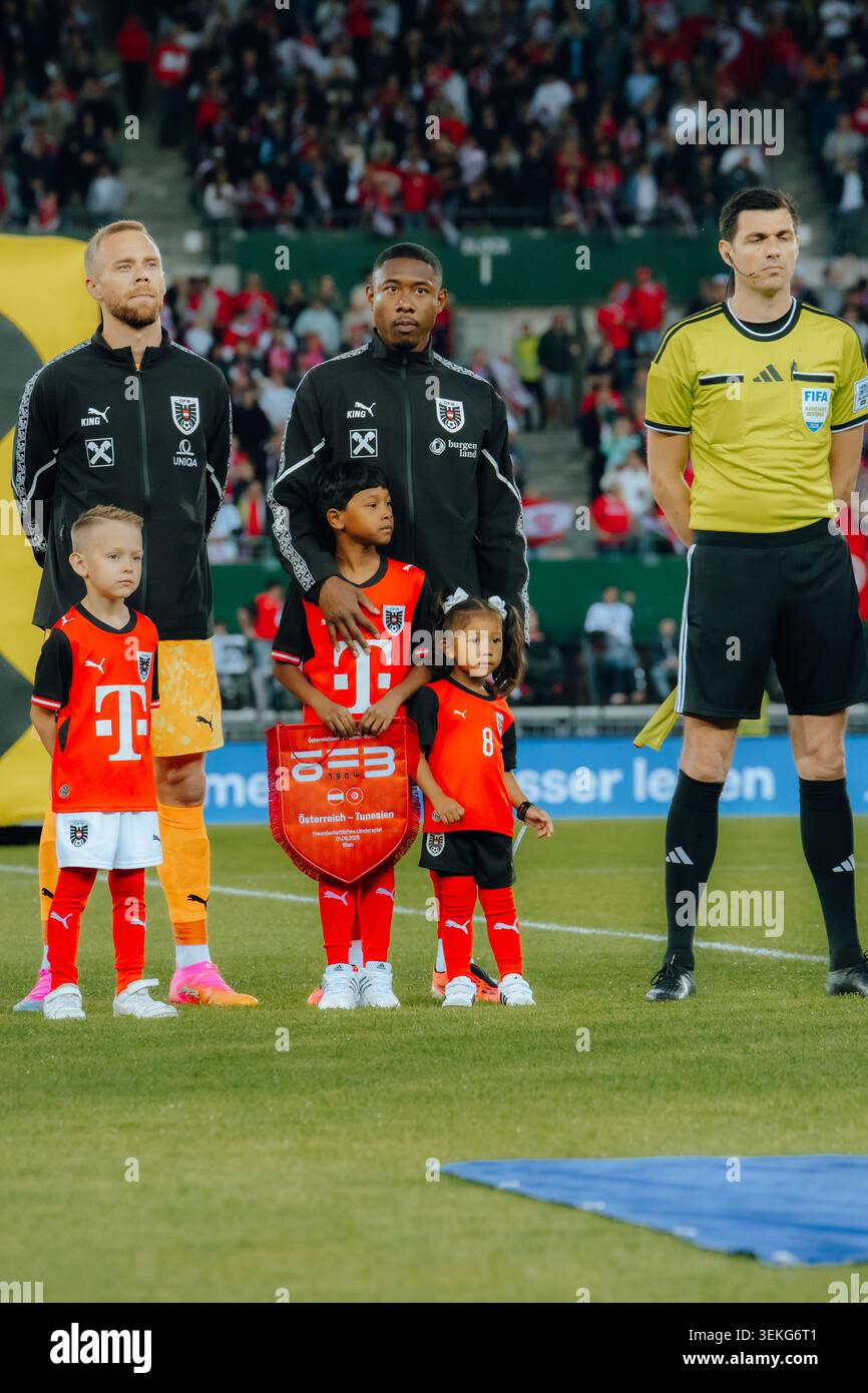 Vienna, Austria, 01th June 2026, David Alaba in the game Austria ...
