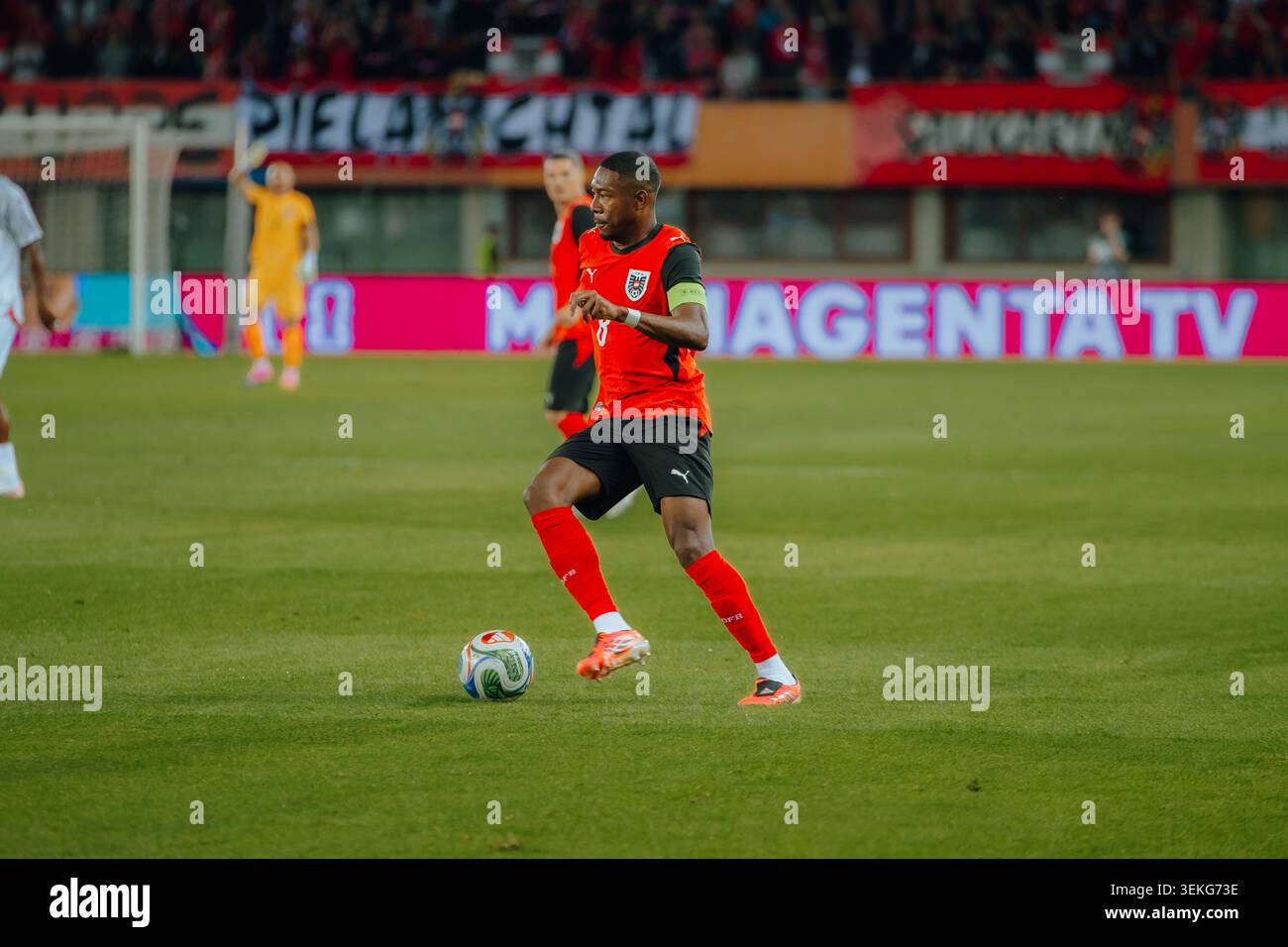 Vienna, Austria, 01th June 2026, David Alaba in the game Austria ...