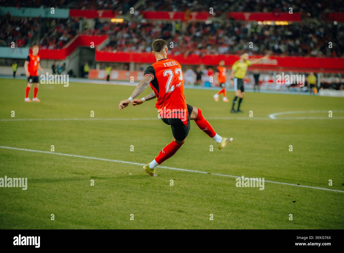 Vienna, Austria, 01th June 2026, Marco Friedl in the game Austria ...