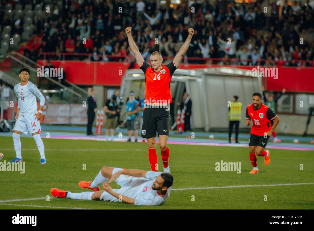 Vienna, Austria, 01th June 2026, Sasa Kalajdzic in the game Austria ...