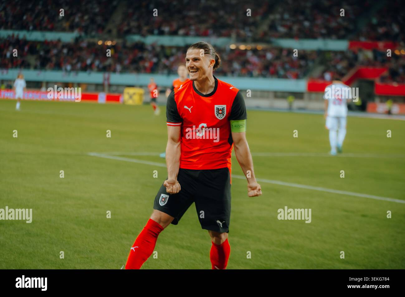 Vienna, Austria, 01th June 2026, Marcel Sabitzer in the game Austria ...