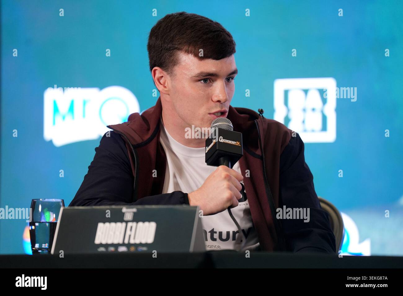 Bobbi Flood during a press conference at the Gibson Hotel, Dublin ...