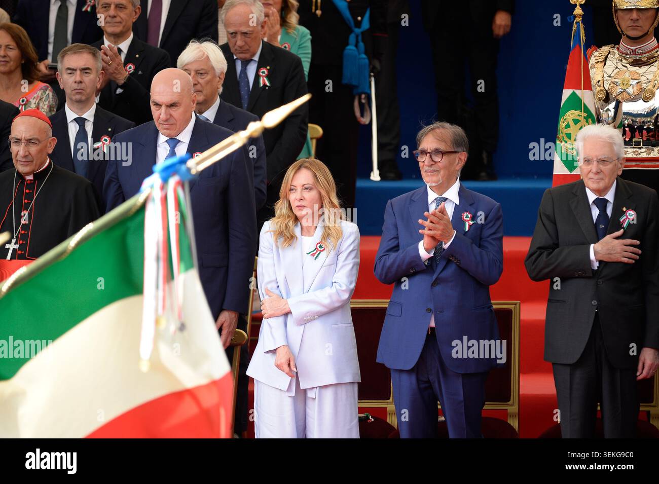 IPA85261423 - Rome 80 Anniversary of Republic Day the Military Review ...