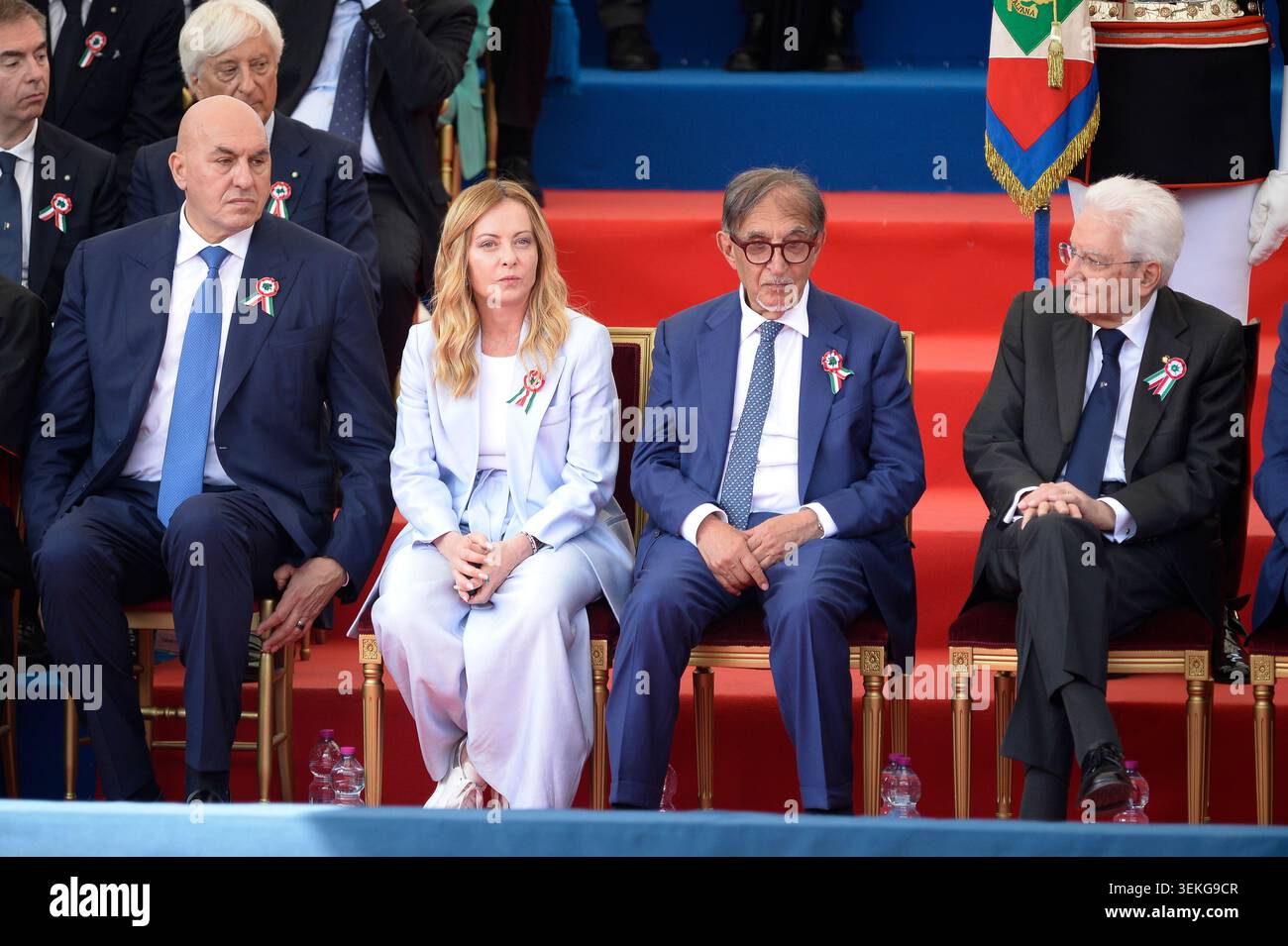 IPA85261419 - Rome 80 Anniversary of Republic Day the Military Review ...