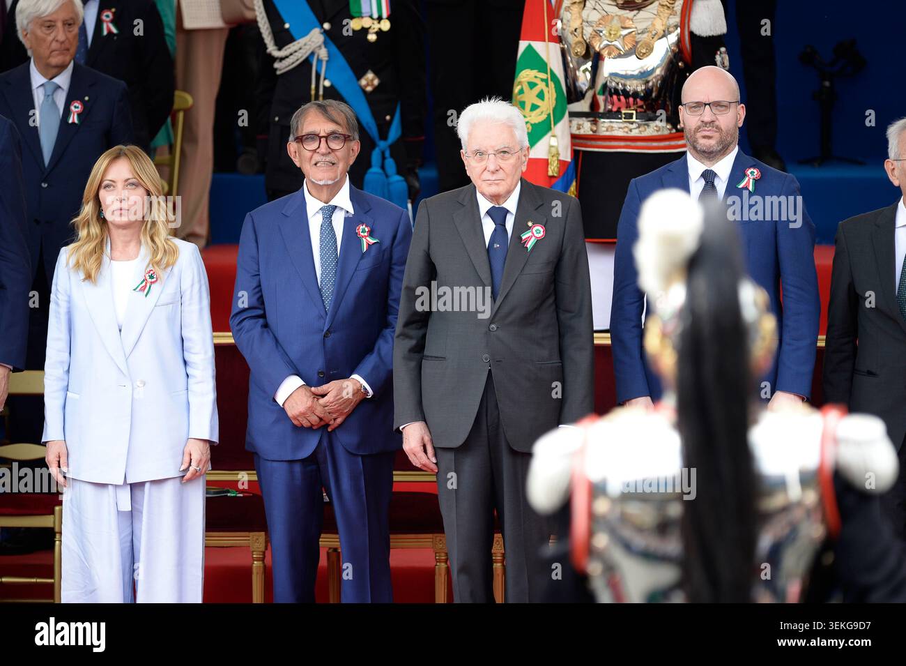 IPA85261482 - Rome 80 Anniversary of Republic Day the Military Review ...