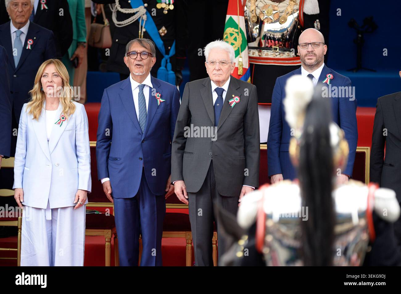 IPA85261486 - Rome 80 Anniversary of Republic Day the Military Review ...