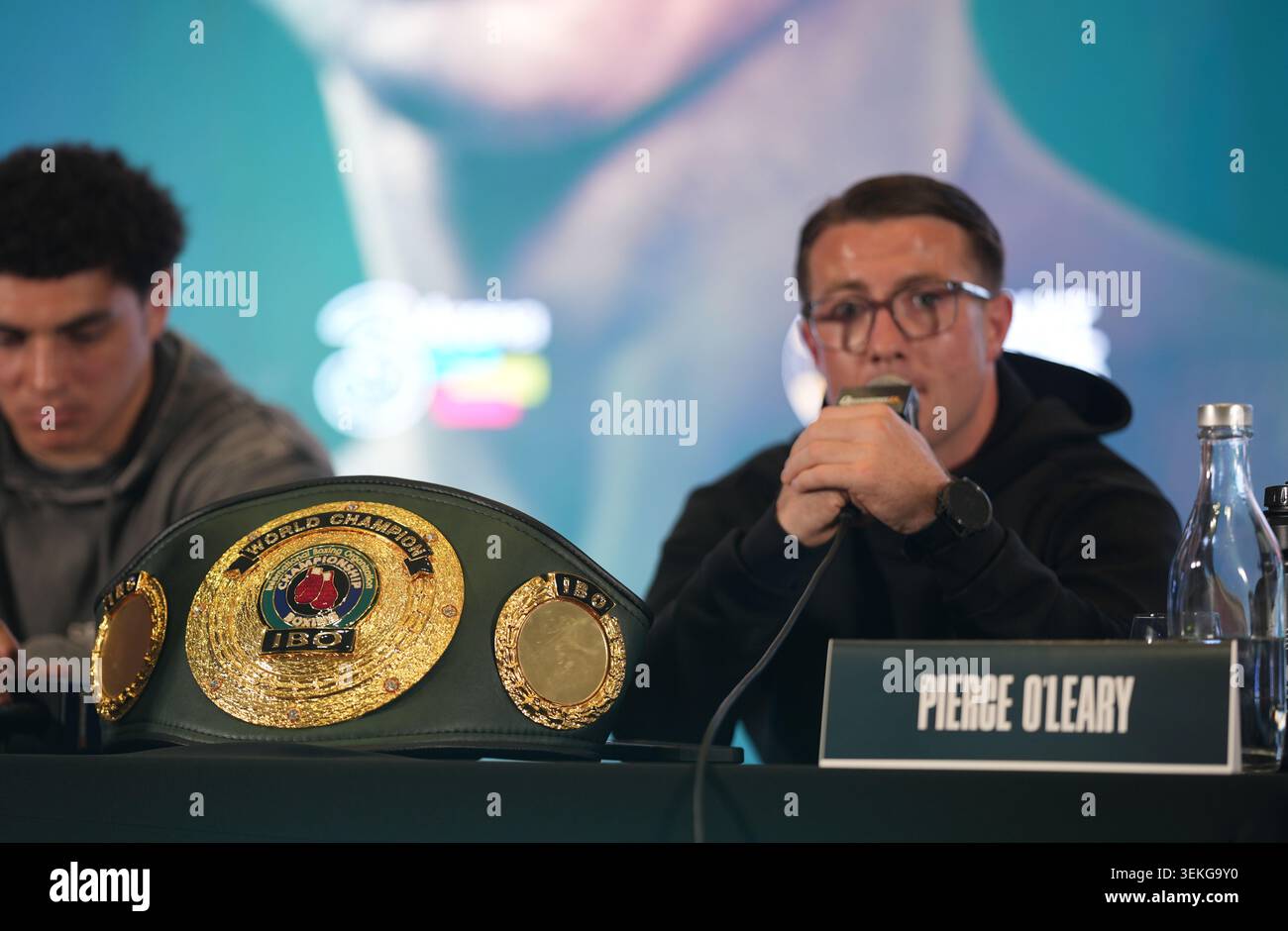 Pierce O'Leary during a press conference at the Gibson Hotel, Dublin ...