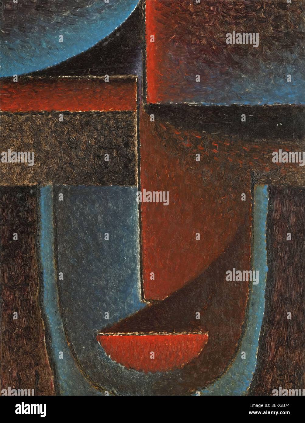 Alexej von Jawlensky – Abstract Head: Blue-Red (Abstrakter Kopf: Blau ...